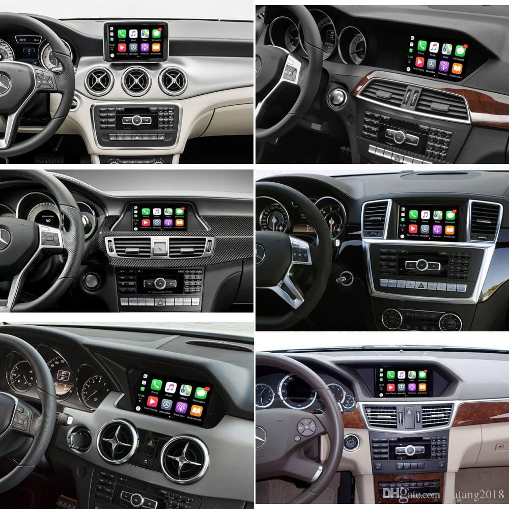 Apple CarPlay Android Auto for Mercedes Benz A B C E Class CLA GLA CLS ...