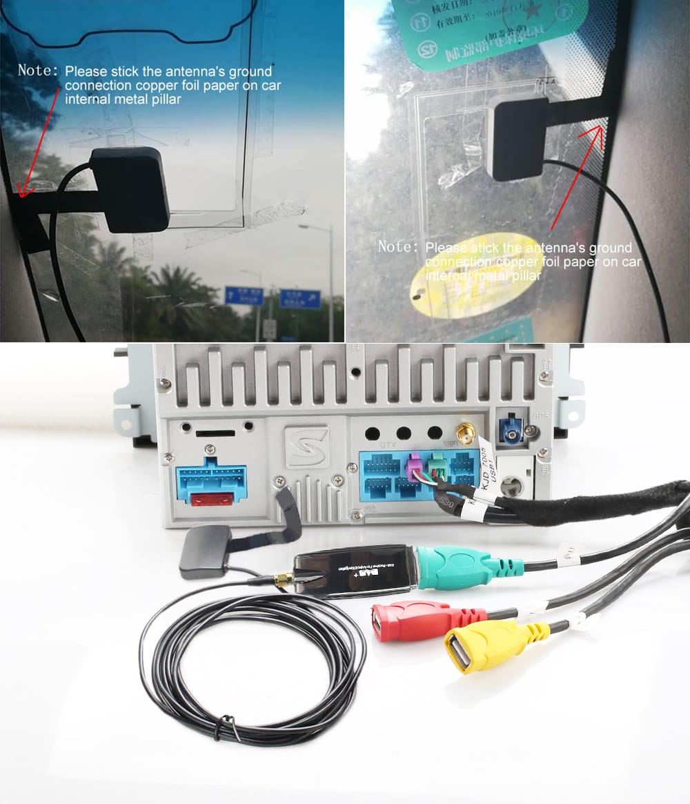 DAB+ Radio receiver and antenna for Android stereo - NordNavi.se Sverige