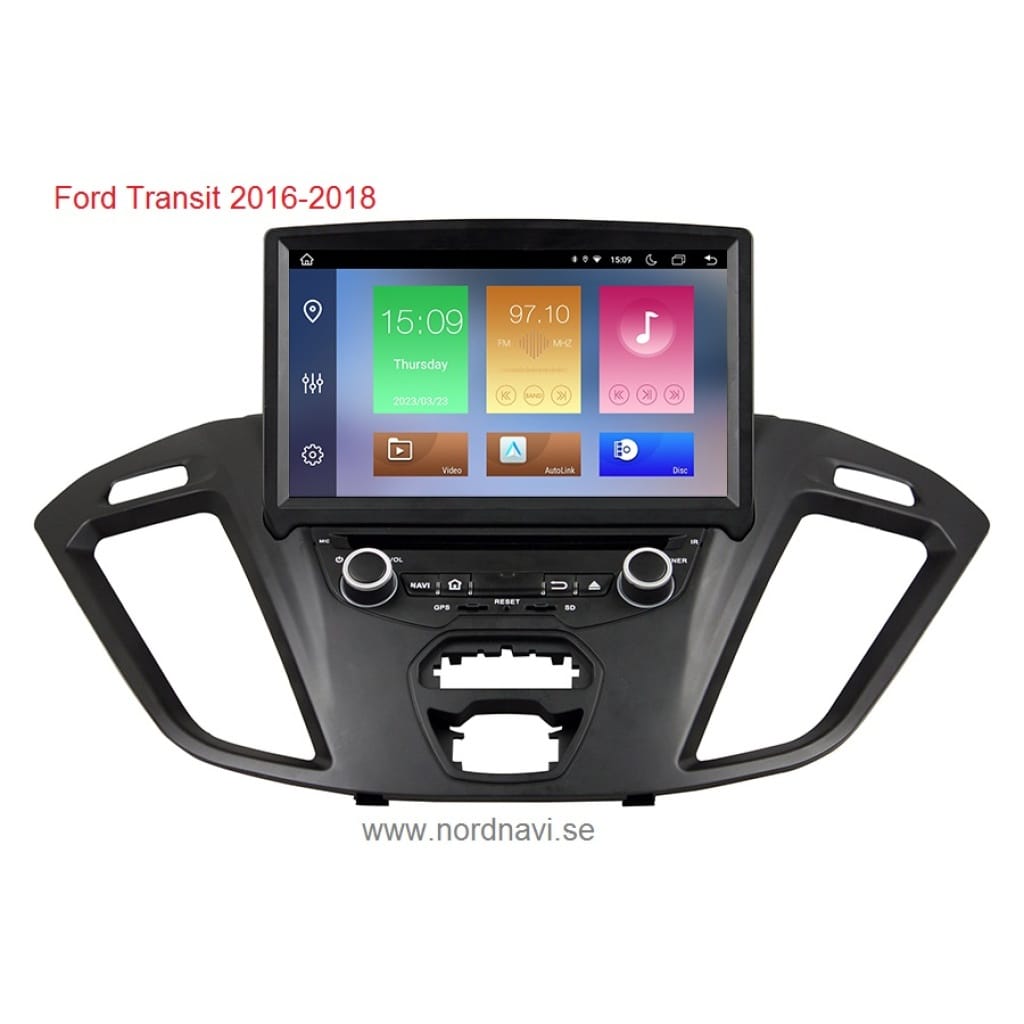Ford Transit Custom 2016-2018 Android bilstereo multimedia, bil gps ...